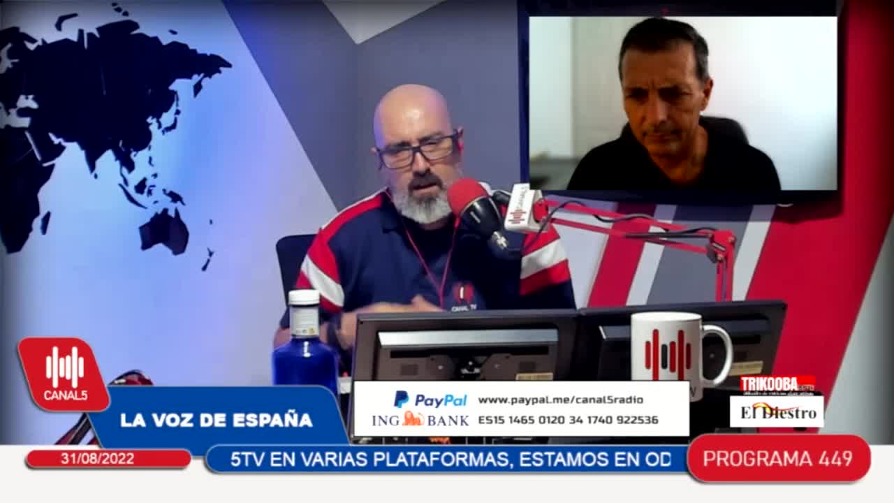 NOTICIAS INTERNACIONALES CON CLAUDIO FABIÁN, DE TRIKOOBA – Canal 5 Radio TV